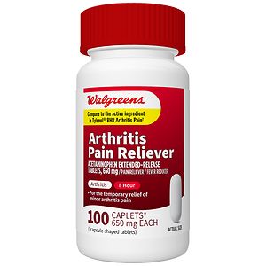 Walgreens Arthritis Pain Reliever Capsules, 650 mg | drugstore.com
